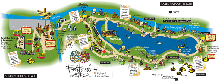 Park Layout – Festival In the Park